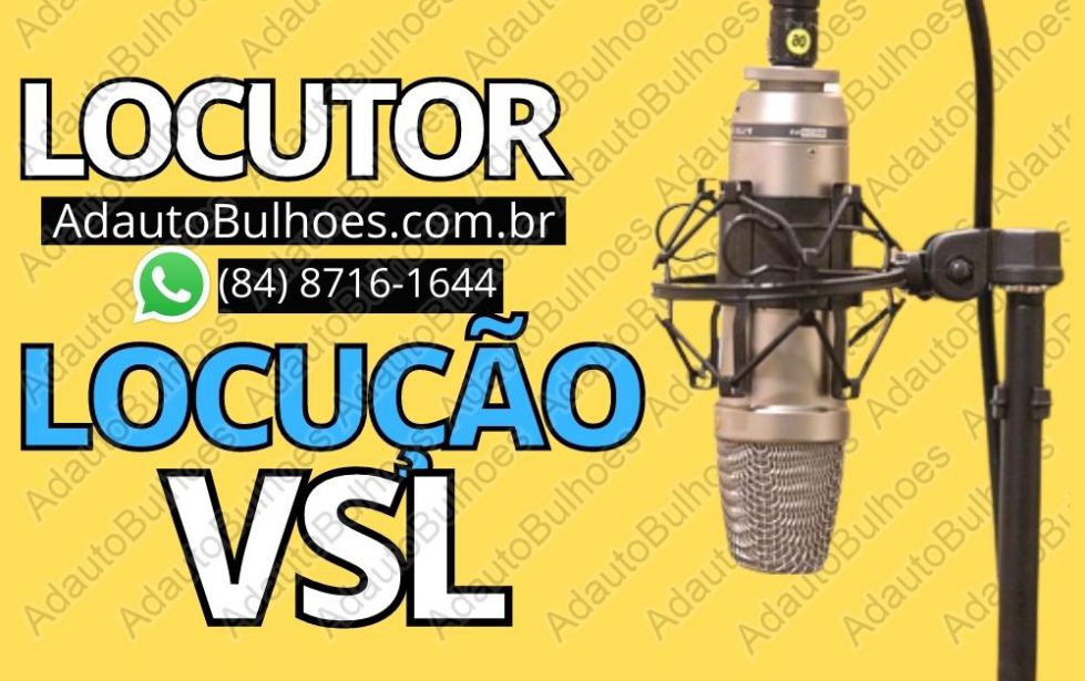 Locutor VSL Locução Para PLR Narração Copy Carta De Vendas Locutor VSL Locução Para PLR Narração Copy Carta De Vendas
